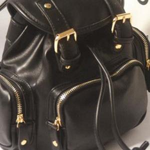 [grzxy6200049]british Style Simple Pure Color Backpack on Luulla