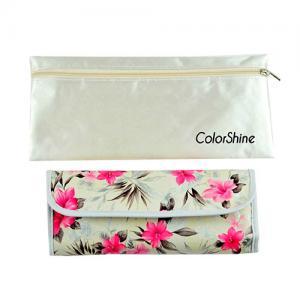 12 Pcs Cosmetic Makeup Brushes Set Kit With Flower Print Pouch ...