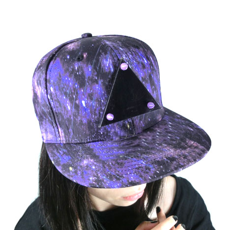 [grzxy61800001]hip-hop Style Fashion Starry Sky Rivet Sun Hat on Luulla
