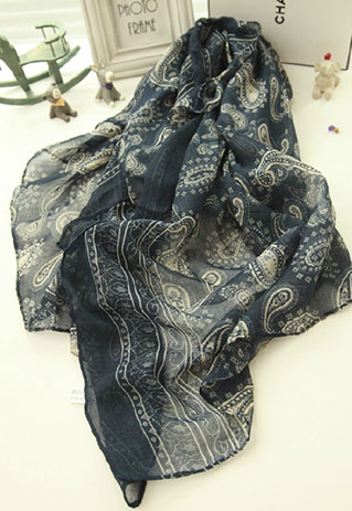 [grzxy6600126]retro Folk Style Paisley Print Scarf on Luulla