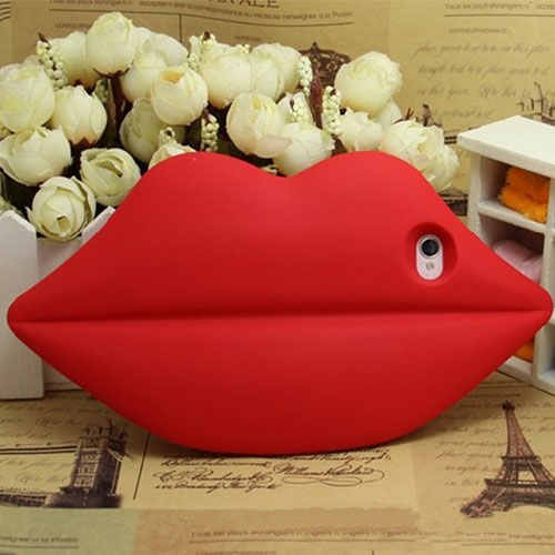 Sexy Red Lips Phone Shell Case For Iphone5/5s/4/4s [grzxy6100059] on Luulla